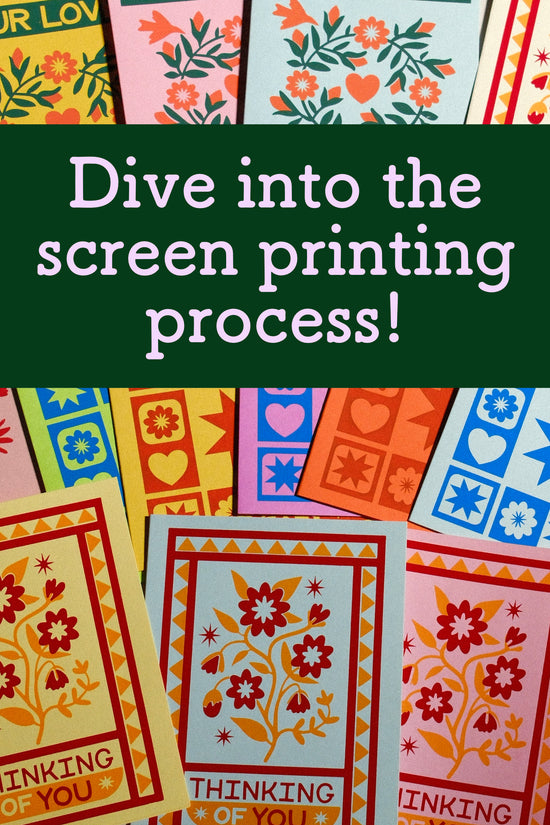 Will You Be My Pen Pal? Screen Printed Card – Lex MB Studio